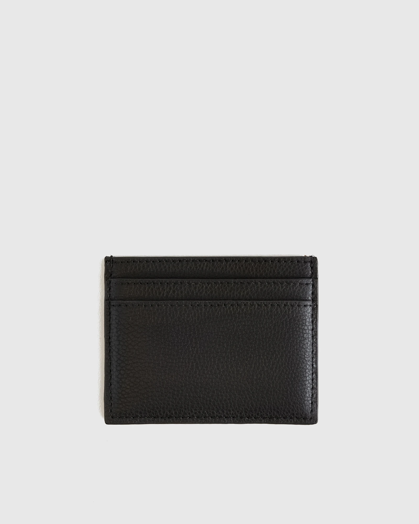Italian Leather Slim Card Case in Cognac | Quince Canada