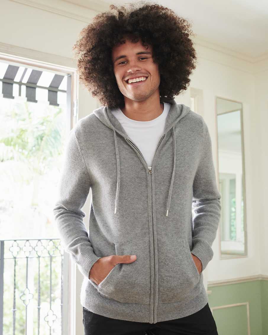 Mongolian Cashmere Henley Sweater