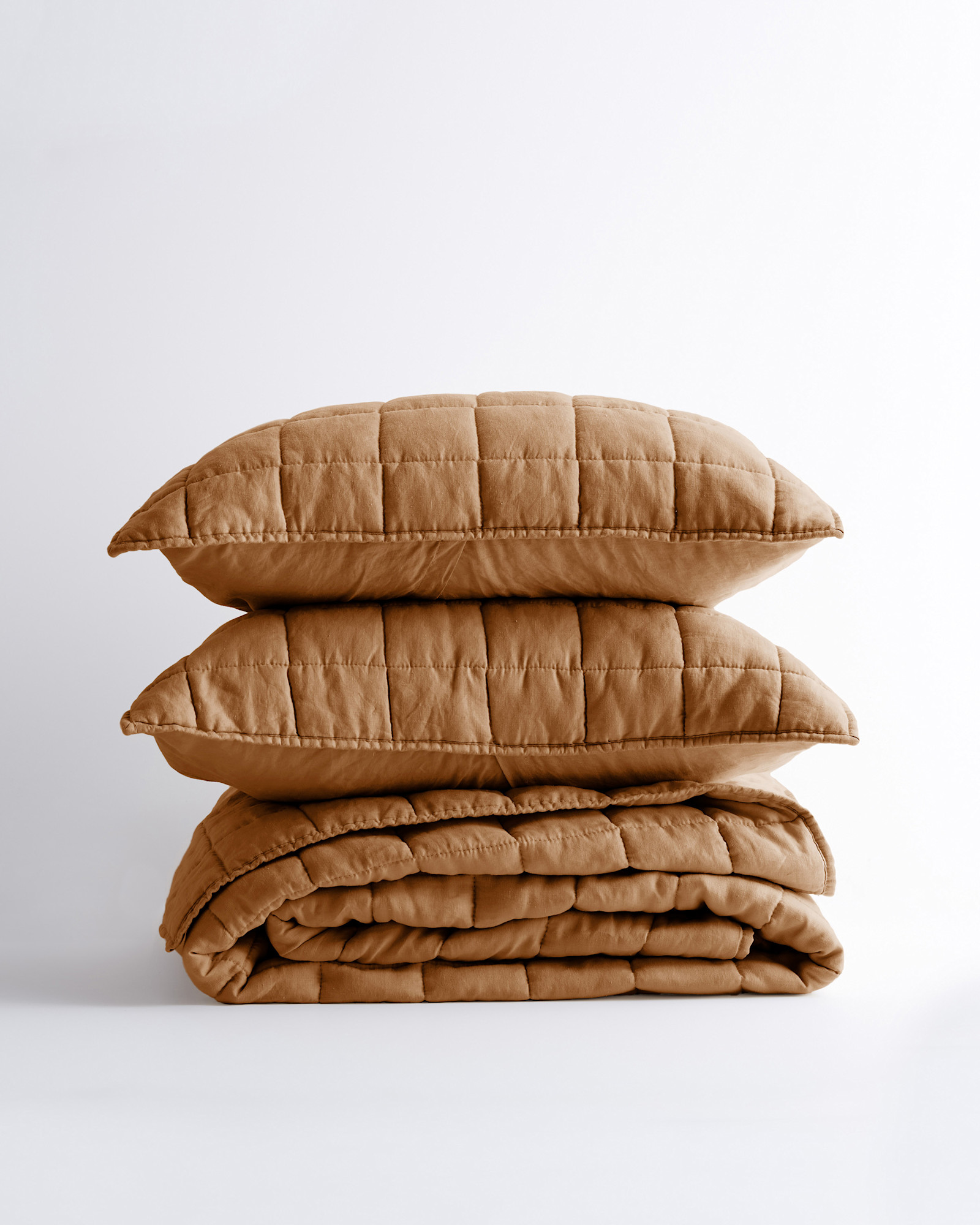 Quince | European Linen Box Quilt Set