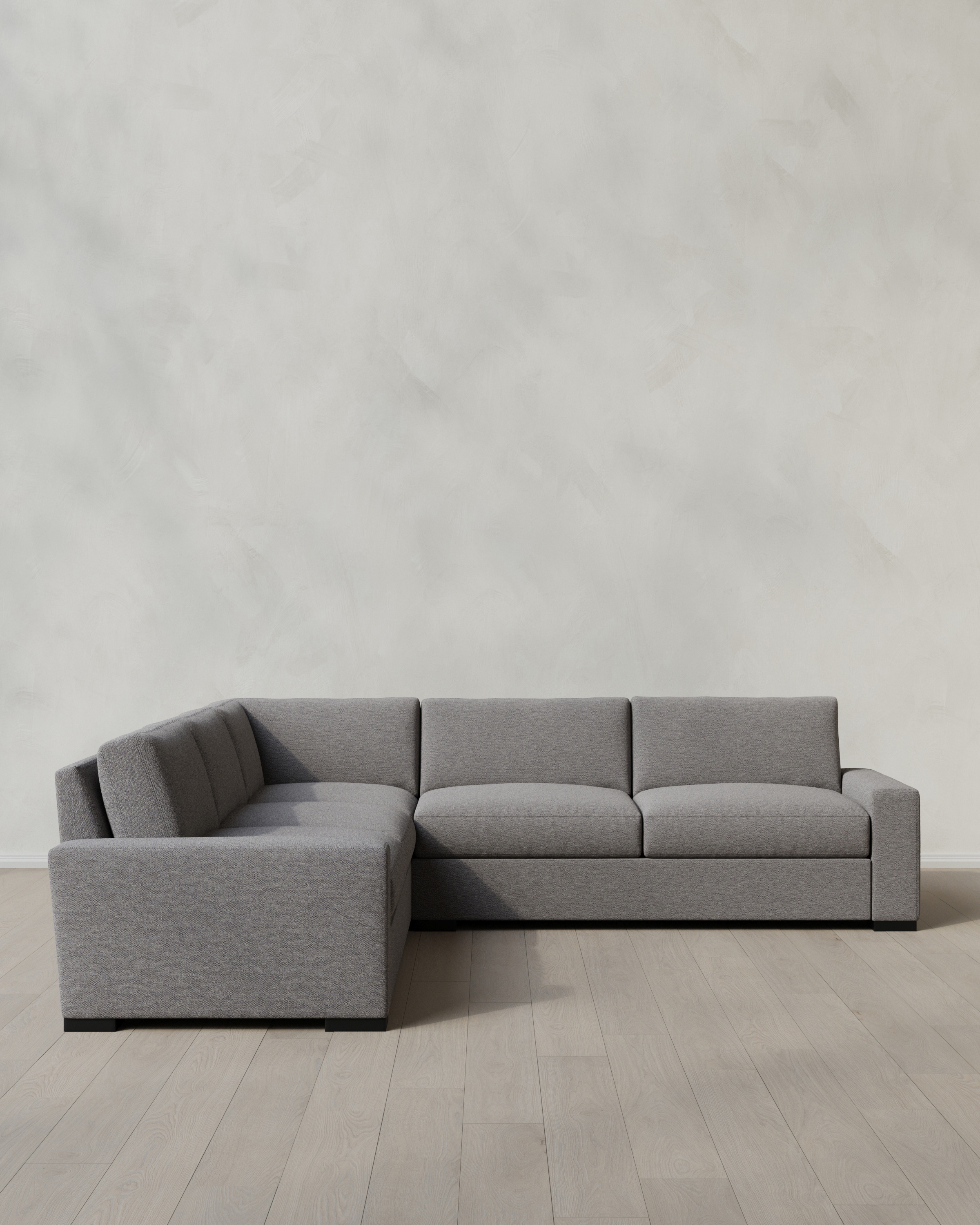 Stillman Performance Basketweave L Sectional in Ash
