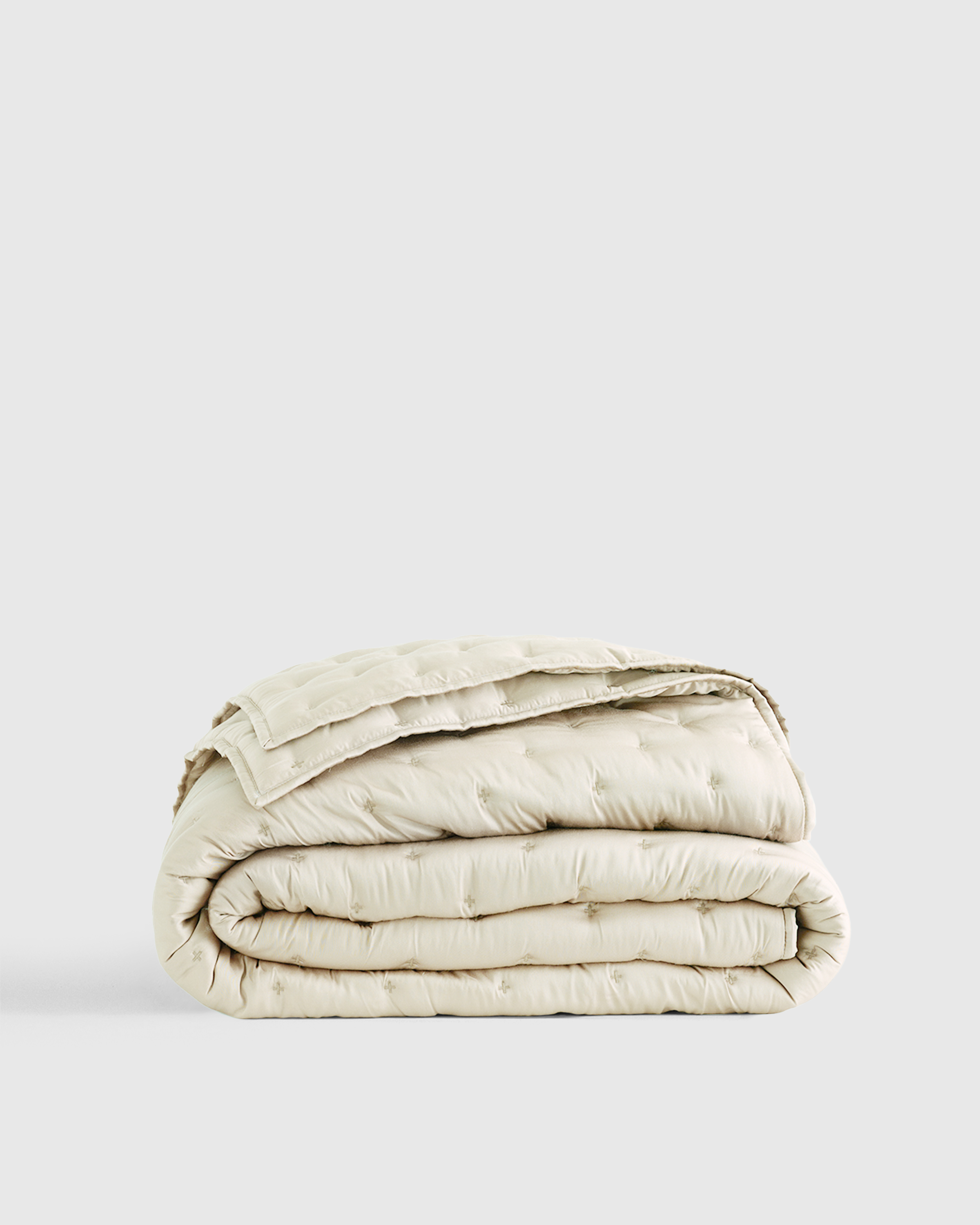 Organic Bamboo Viscose Quilt in Ivory