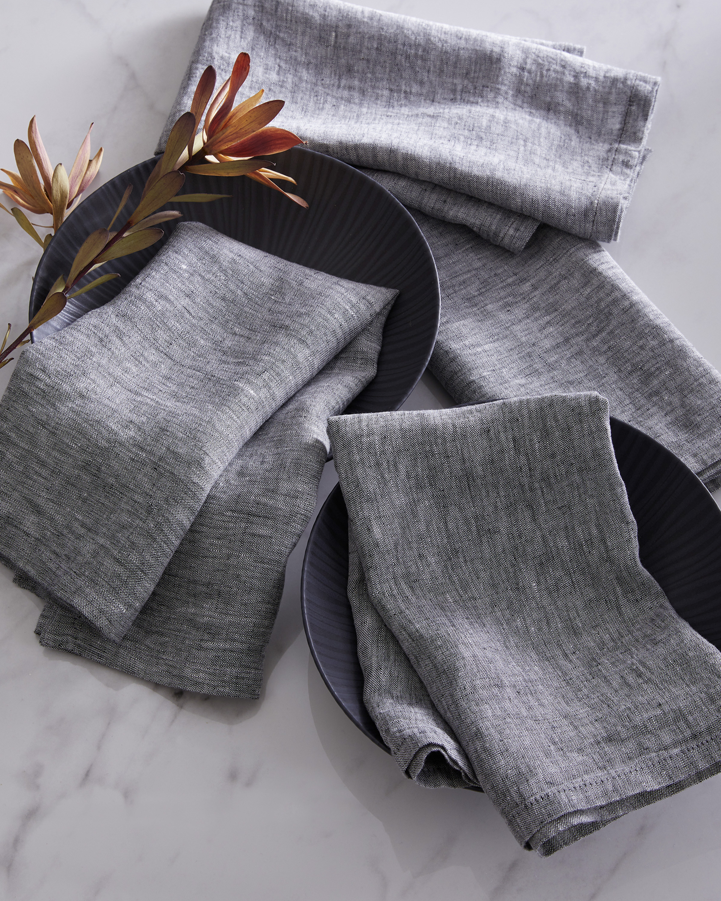 European Linen Chambray Napkin (Set of 8)