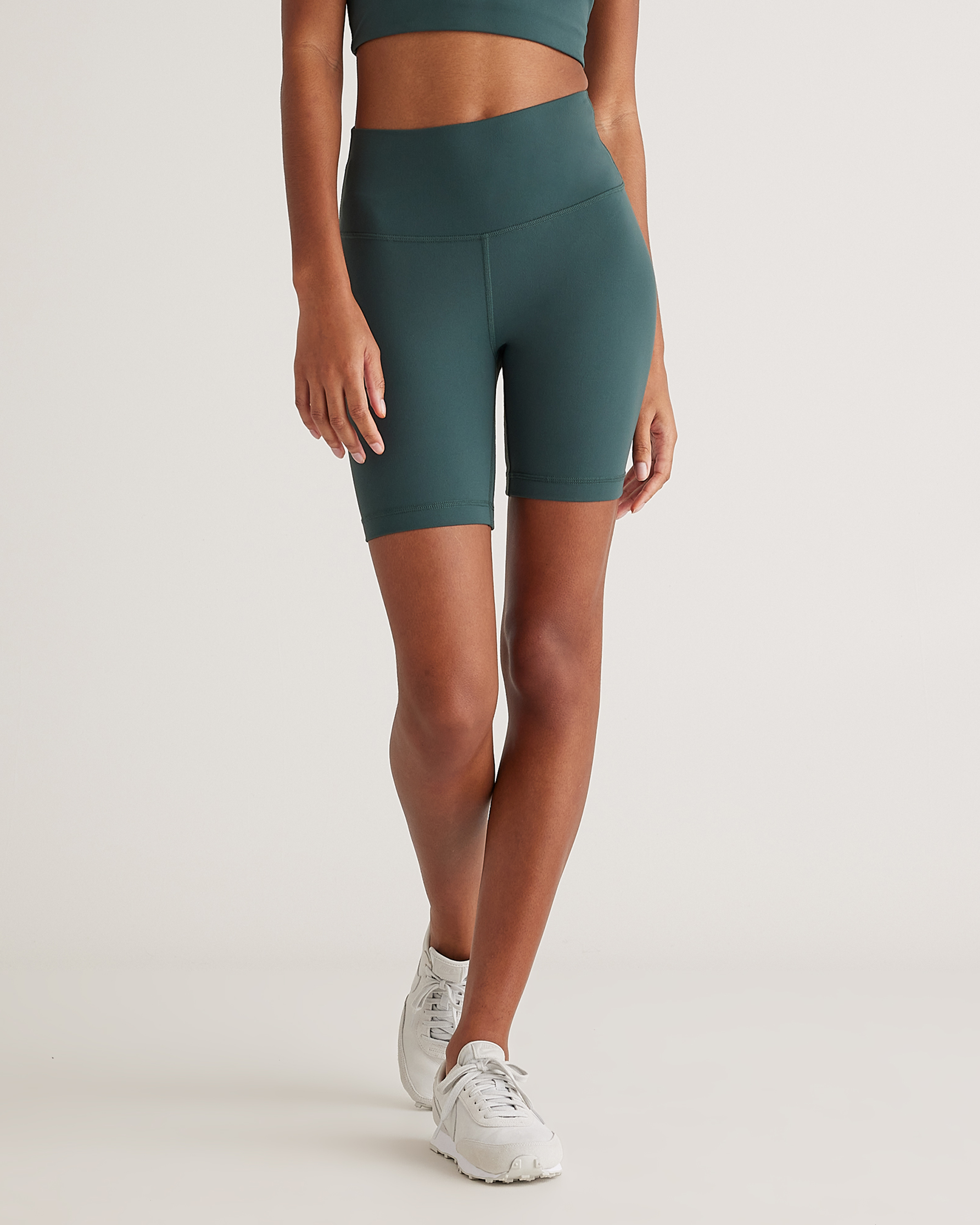 Ultra-Form Bike Short 7" in Forest Green