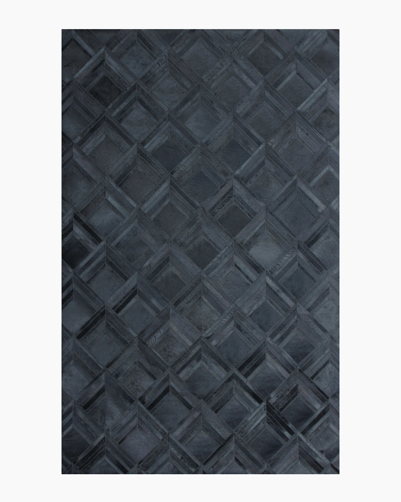 Blocks Hair on Hide Rug