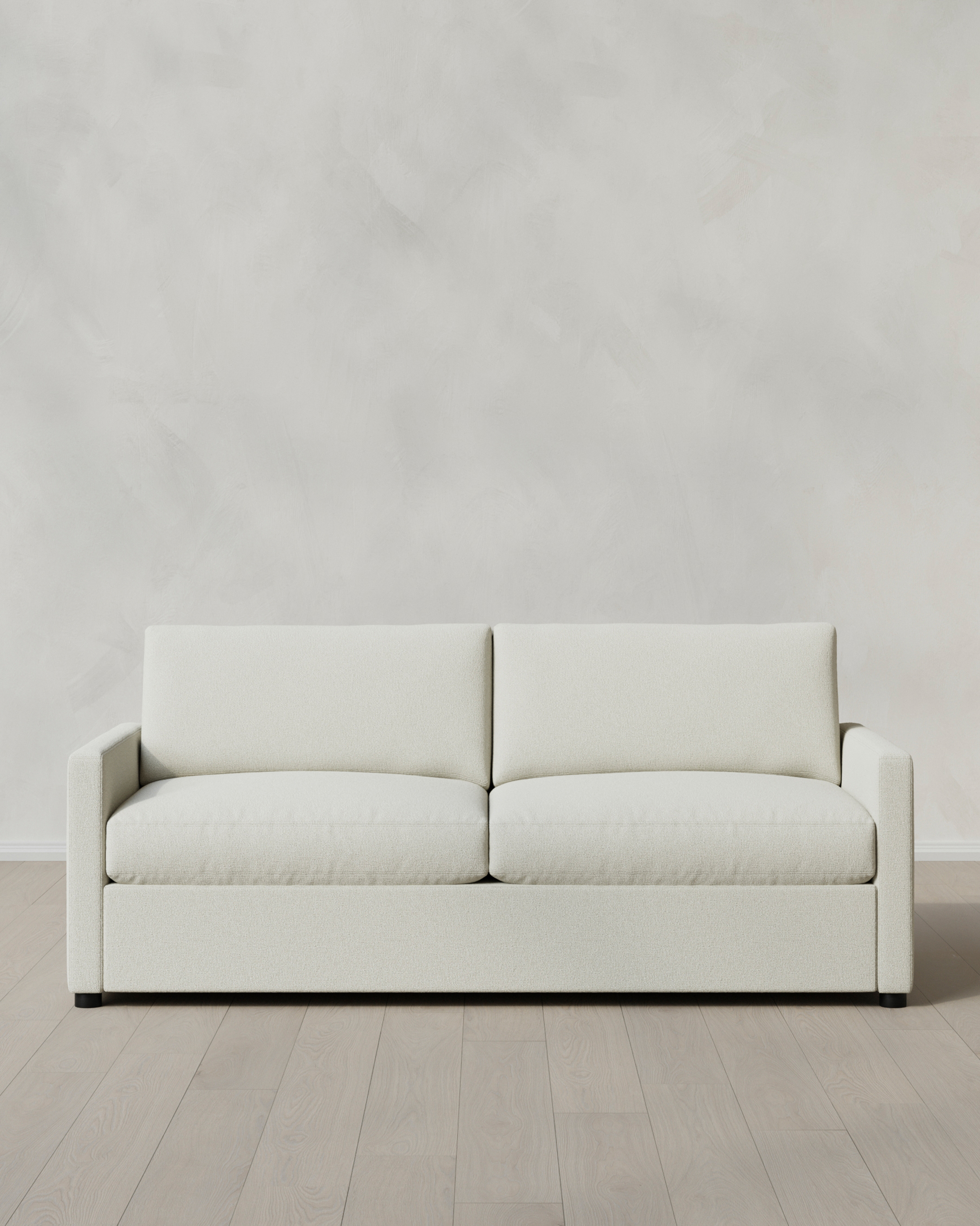 Brennan Performance Basketweave Sofa in Ivory