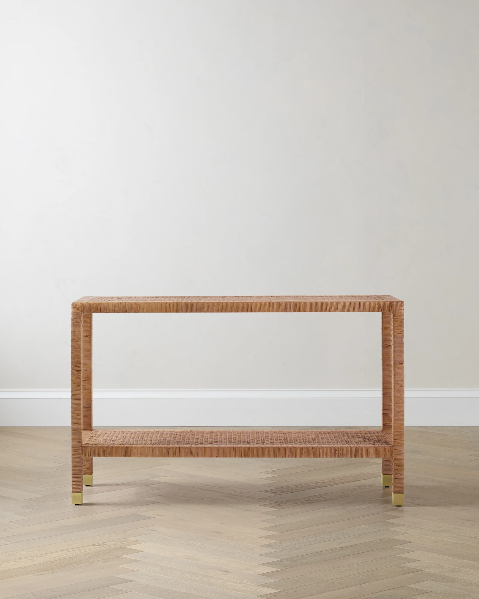 Rattan Console Table in Natural