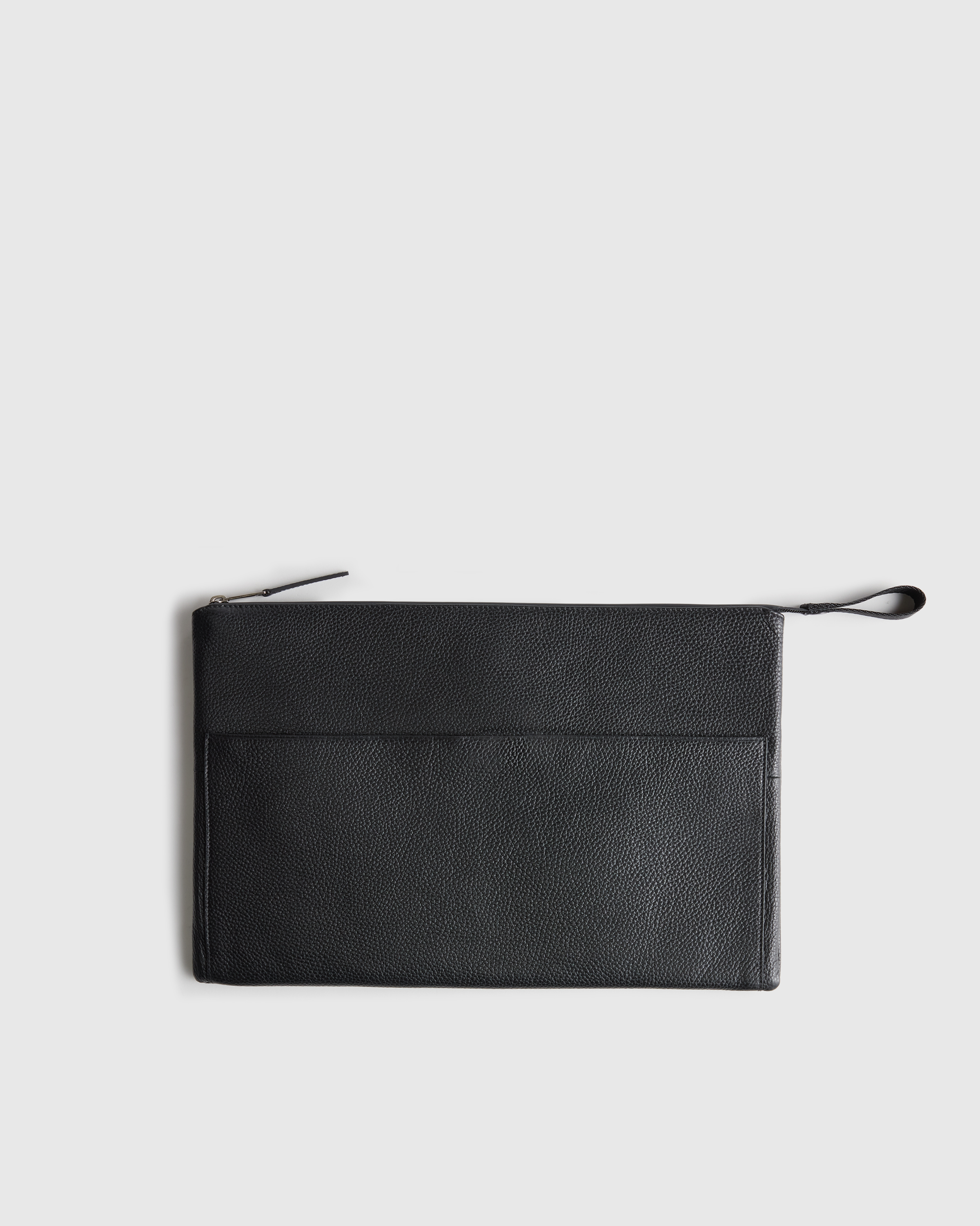 Excursion Italian Leather Tech Folio in Black