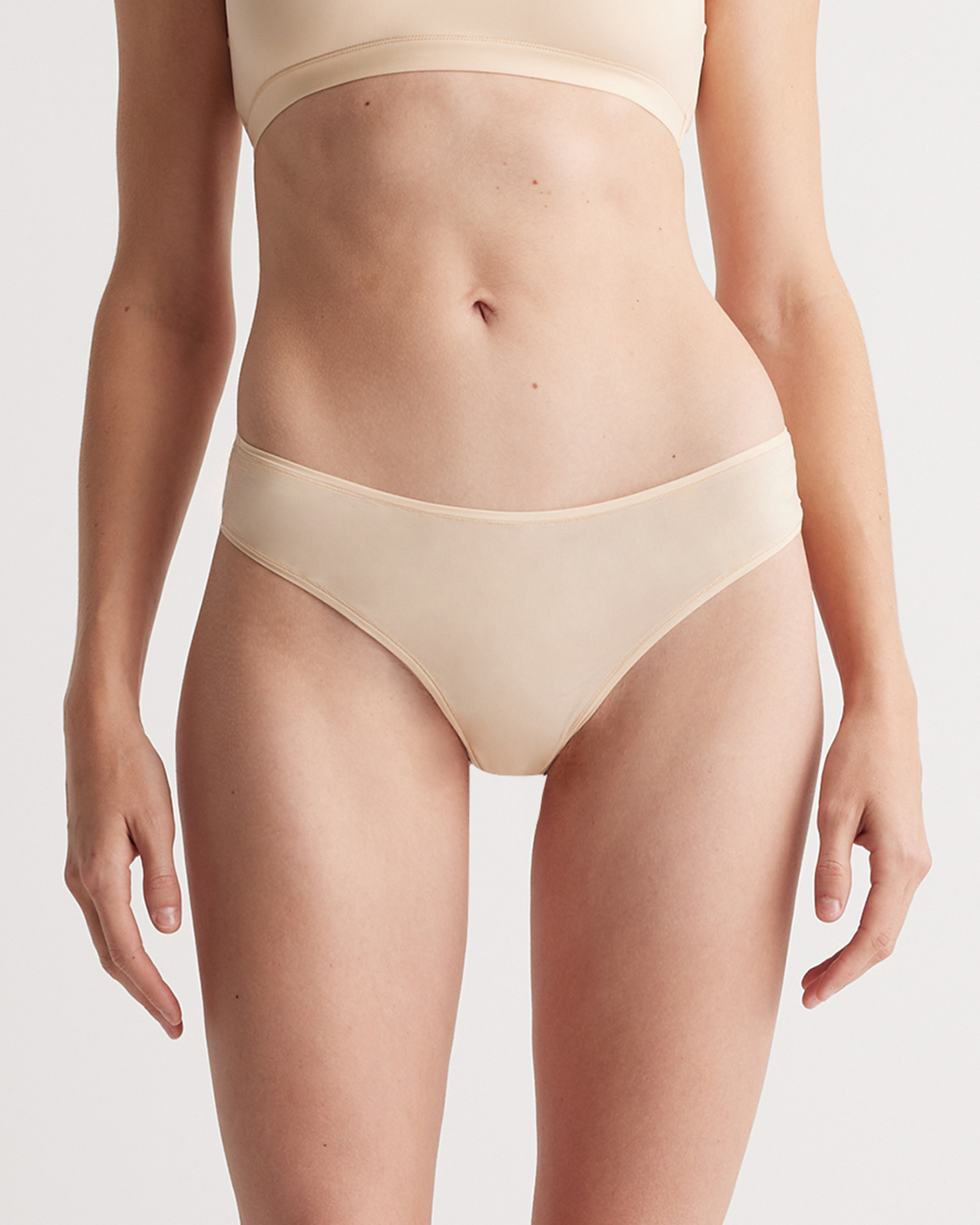 Second Skin Thong (6-pack) in Beige