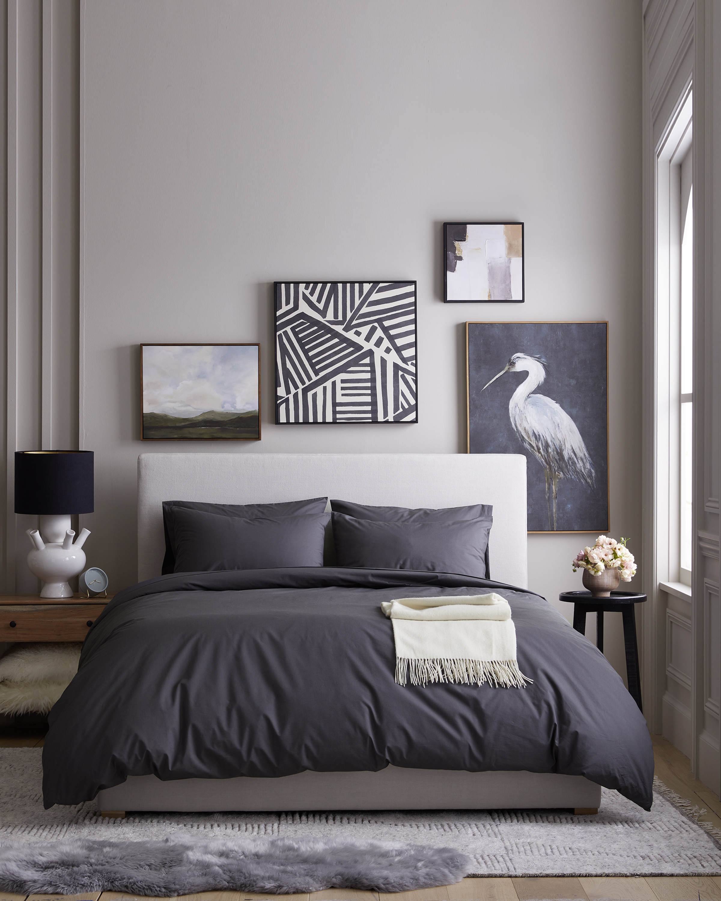 Classic Organic Percale Duvet Cover Set