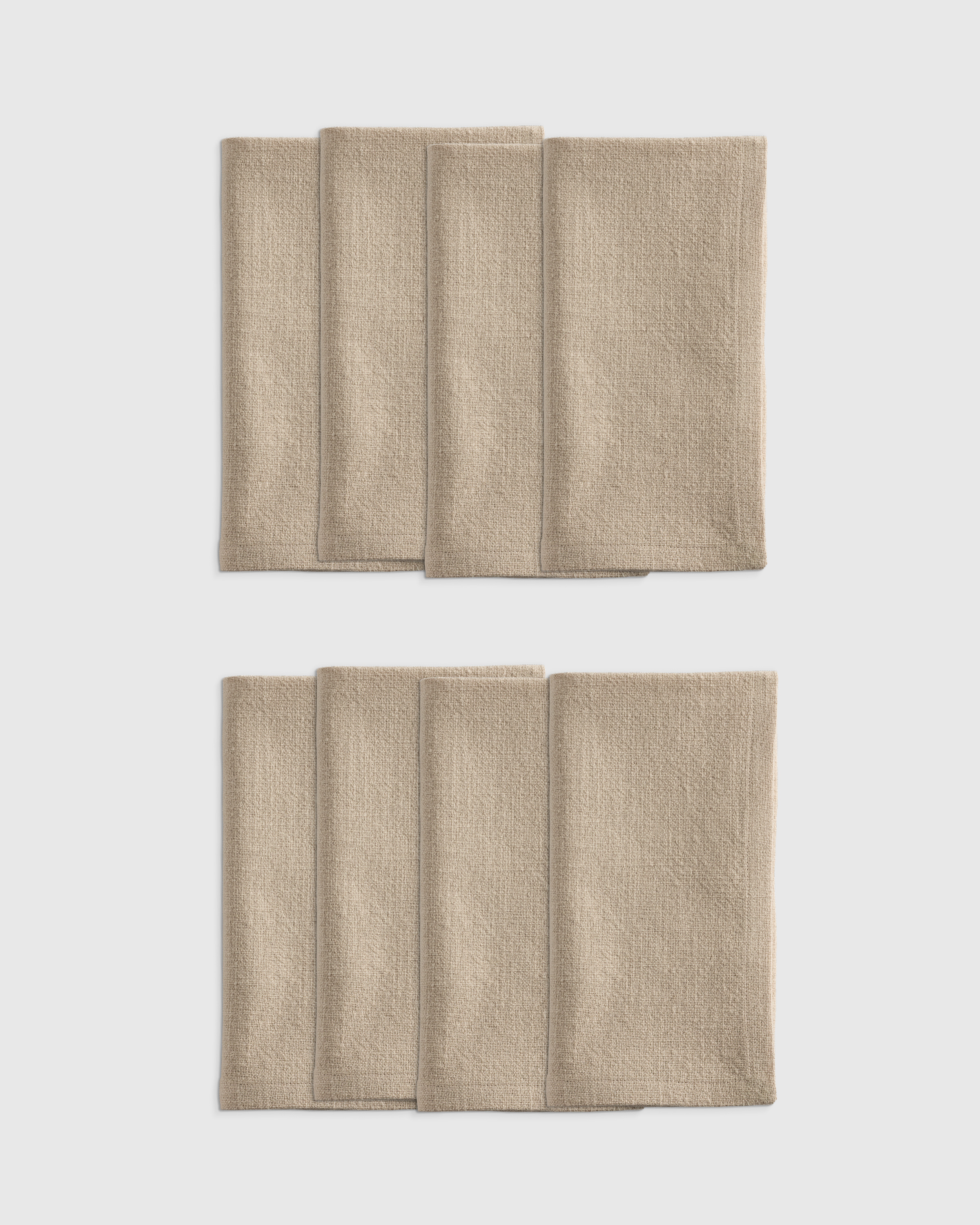 Organic Cotton Napkins (Set of 8) in Flax