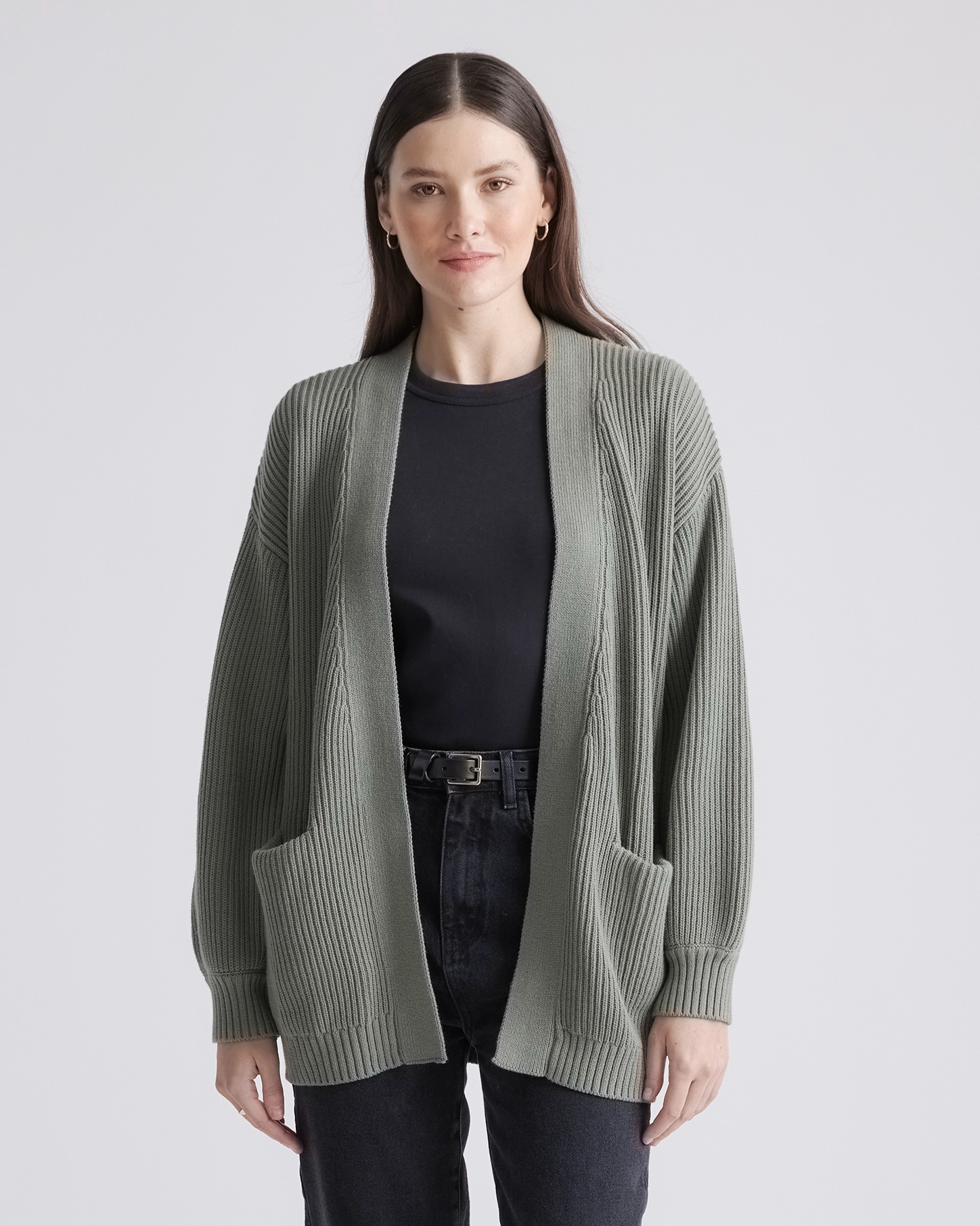 100% Organic Cotton Oversized Cardigan