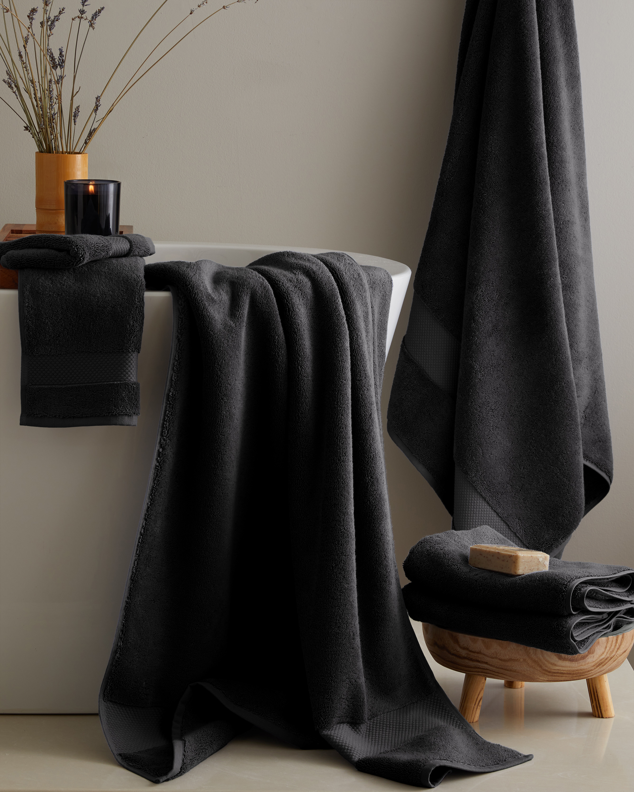 Turkish Ultra Luxe Plush Bath Towel Bundle