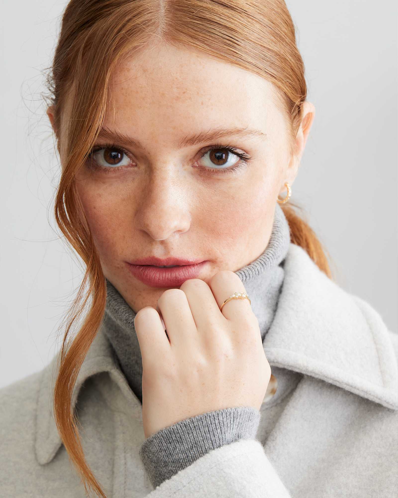 14K Gold Diamond Astrid Scatter Ring