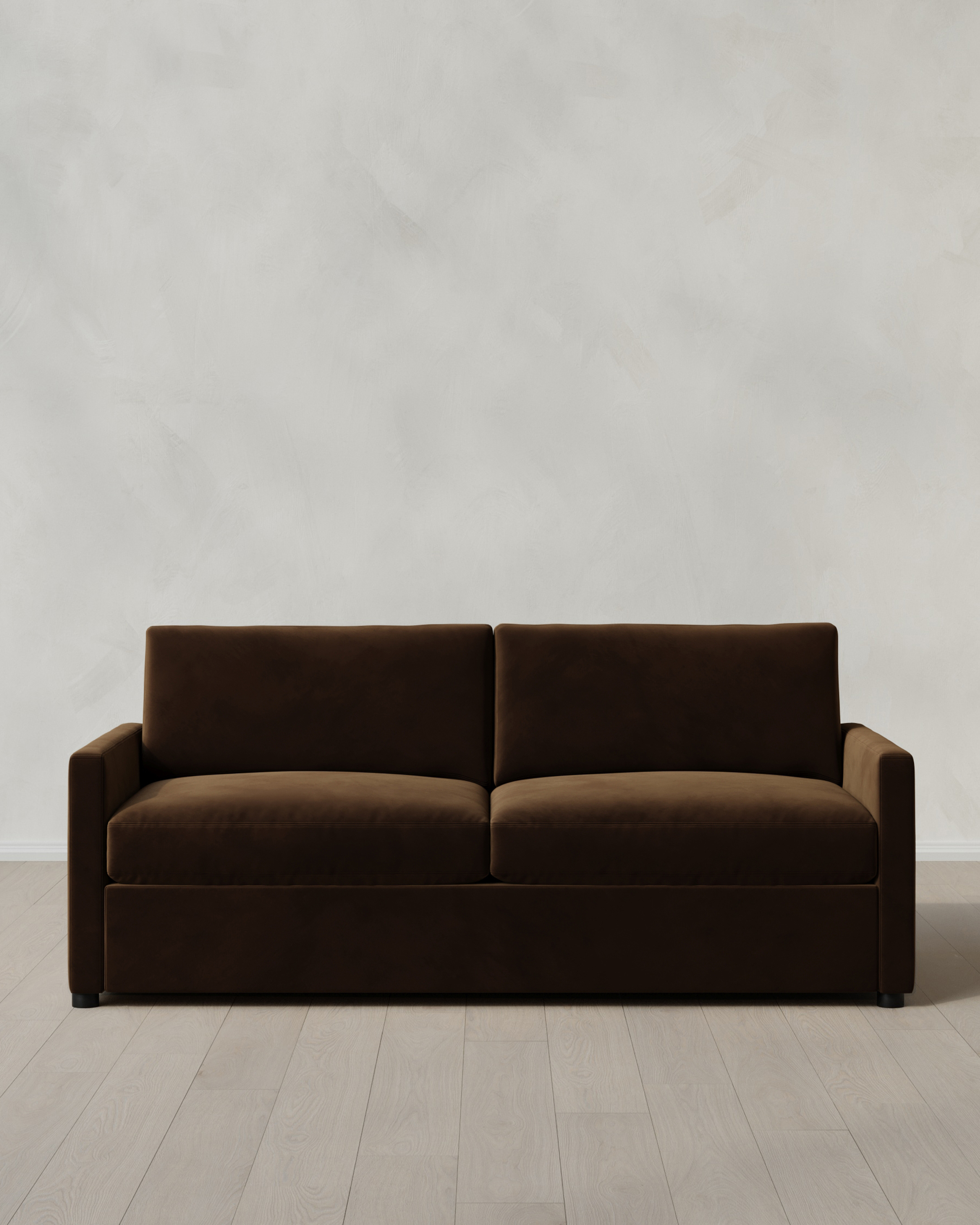 Brennan Performance Velvet Sofa in Java