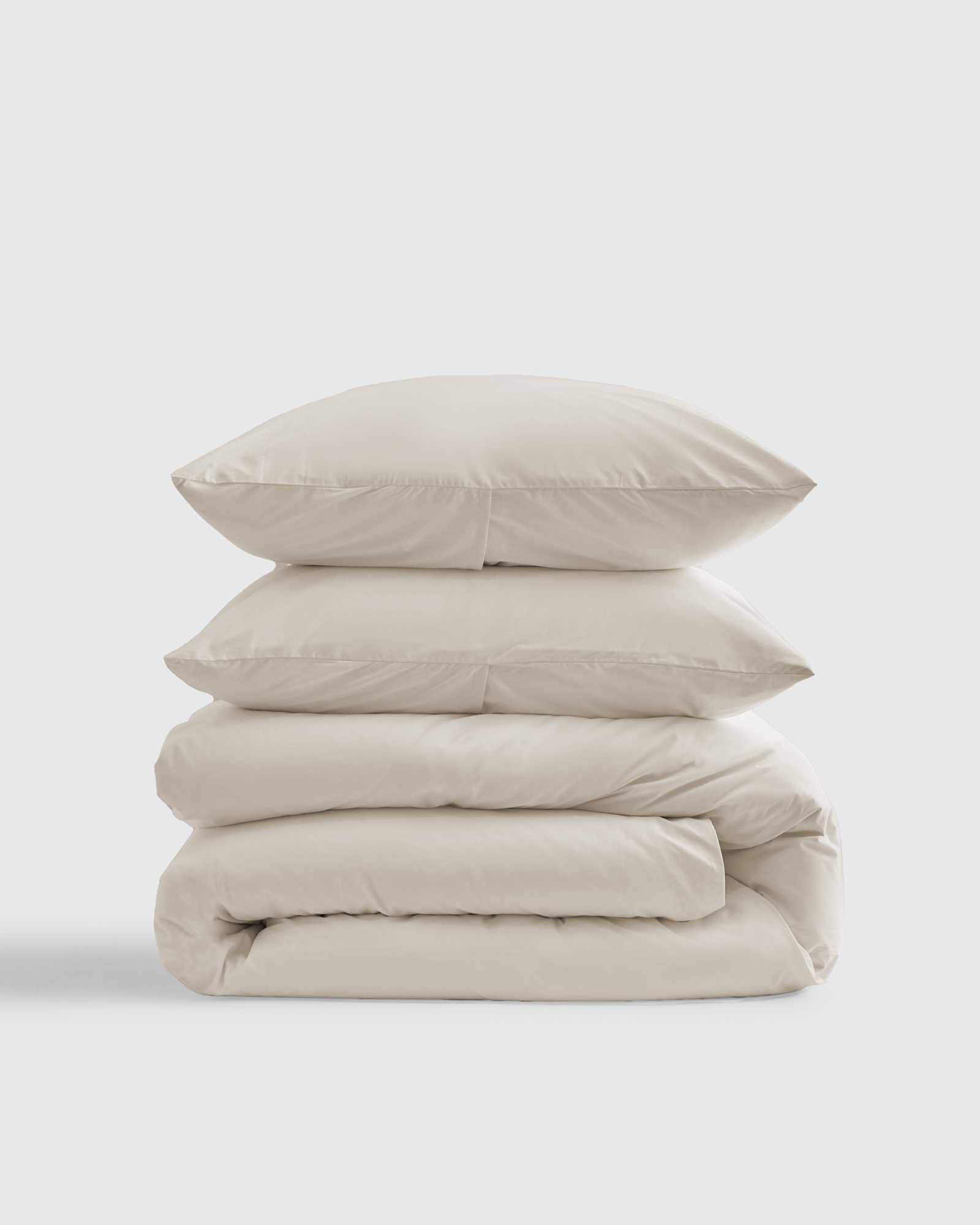Classic Organic Percale Duvet Cover Set