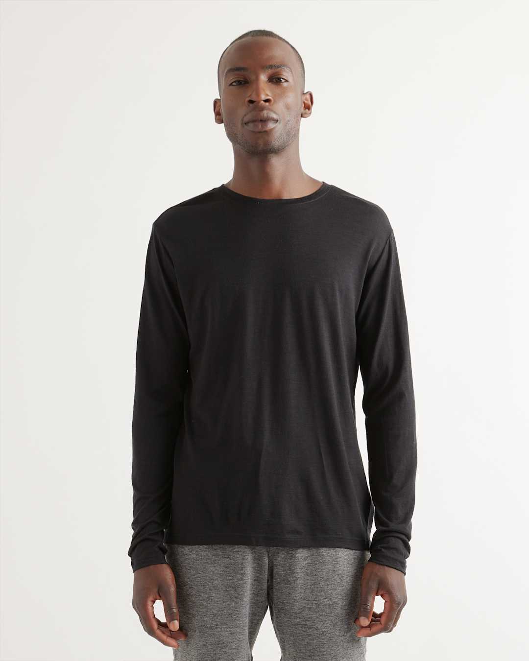 Merino Wool Base Layer Mens Long Sleeve