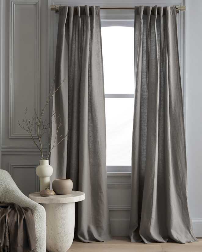Sustainable Living Room Decor, Curtains, Window Furnishings | Quince