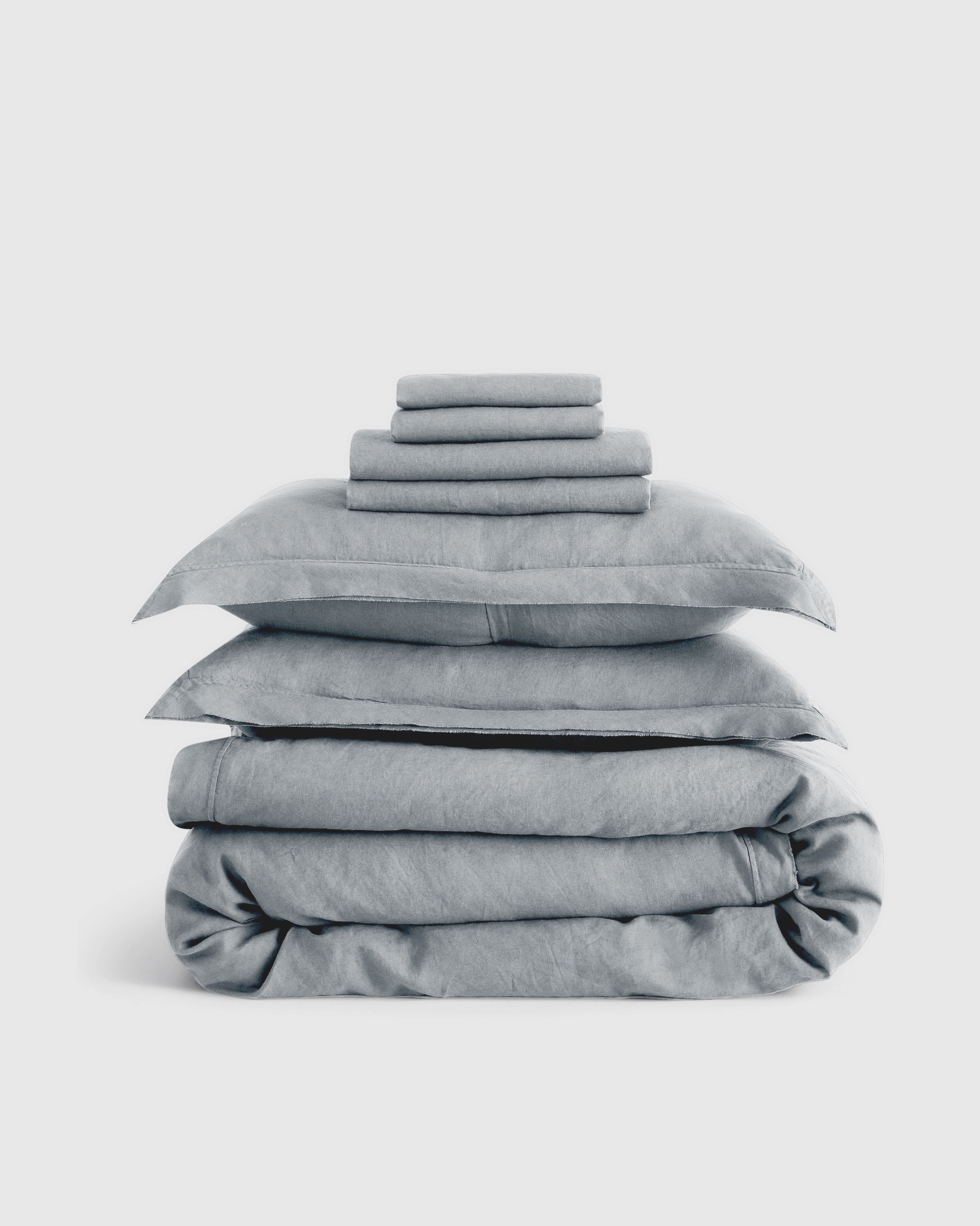 European Linen Double Flange Deluxe Bedding Bundle