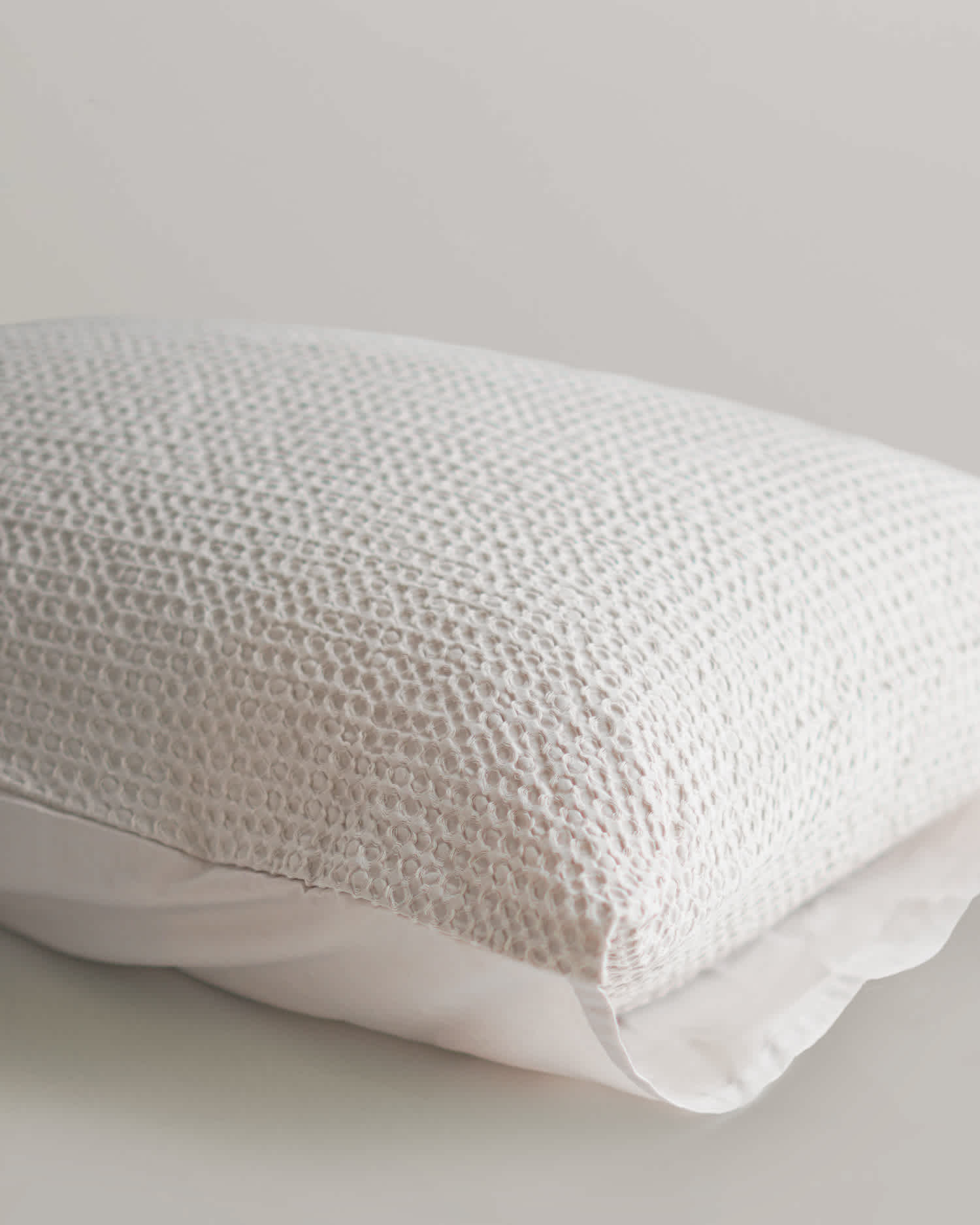 Organic Luxe Waffle Shams