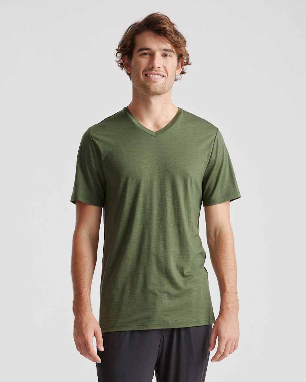 Merino V-Neck Base Layer Tee
