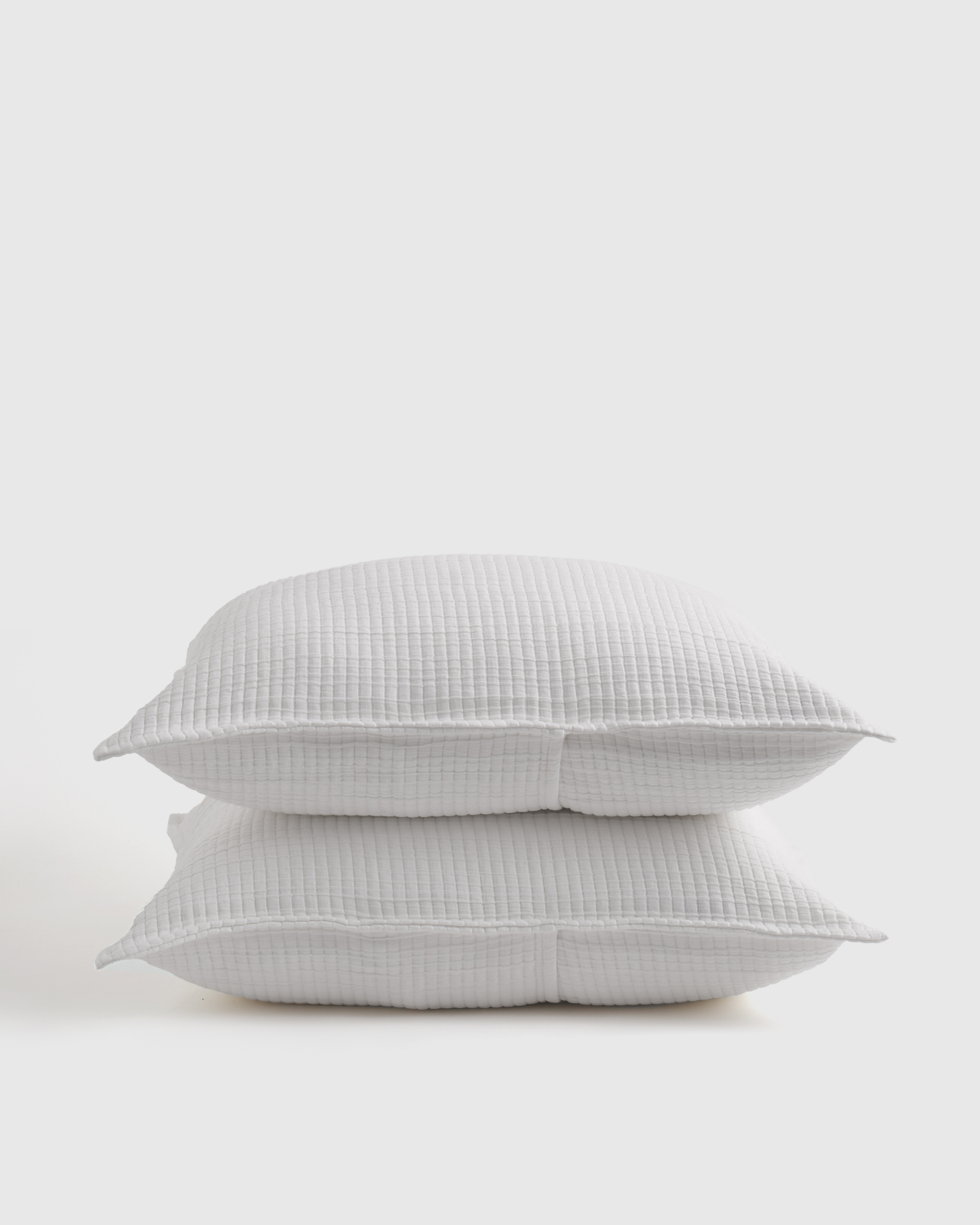 Organic Ribbed Cotton Shams
