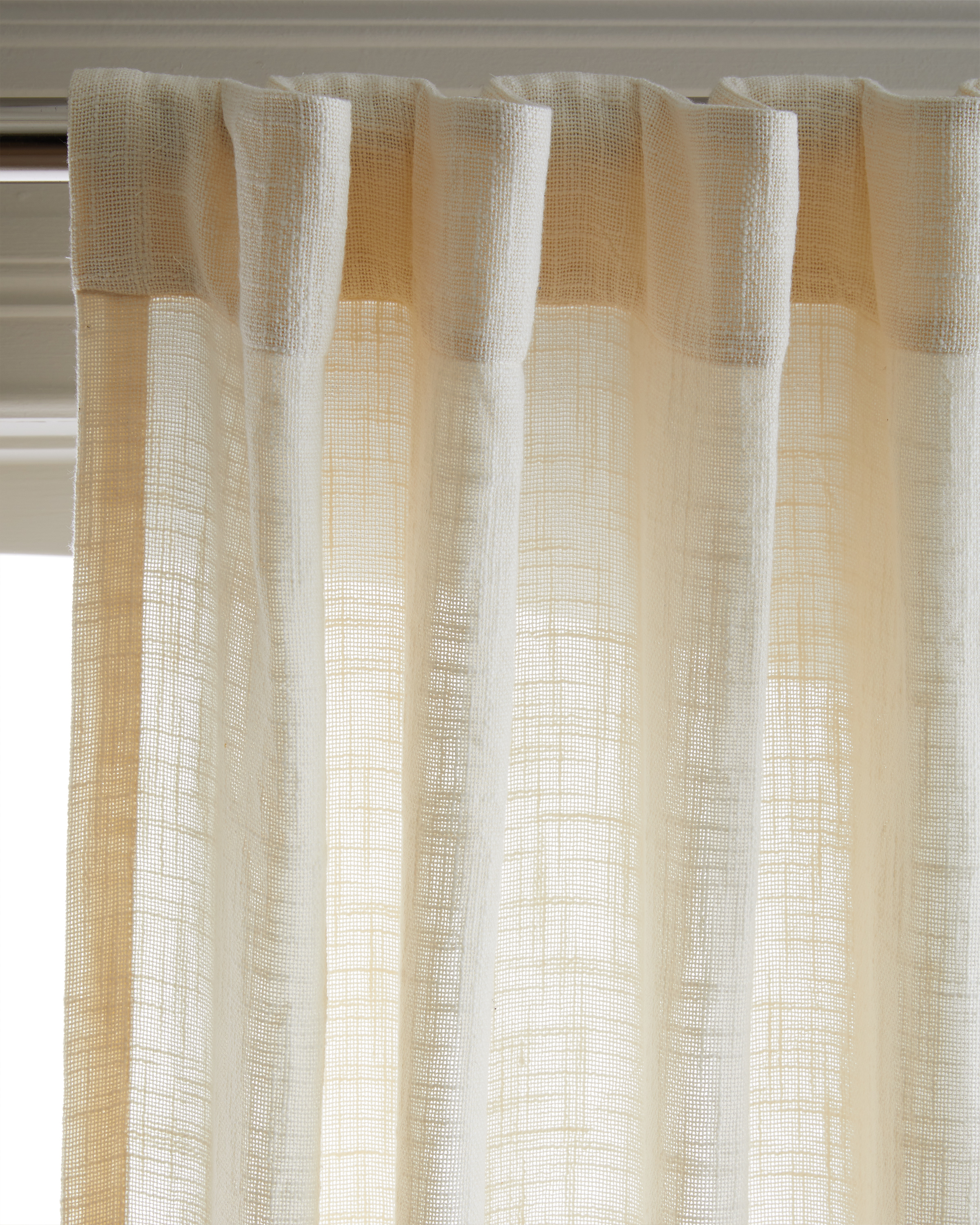 Cotton Sheer Curtain Set (Set of 2)