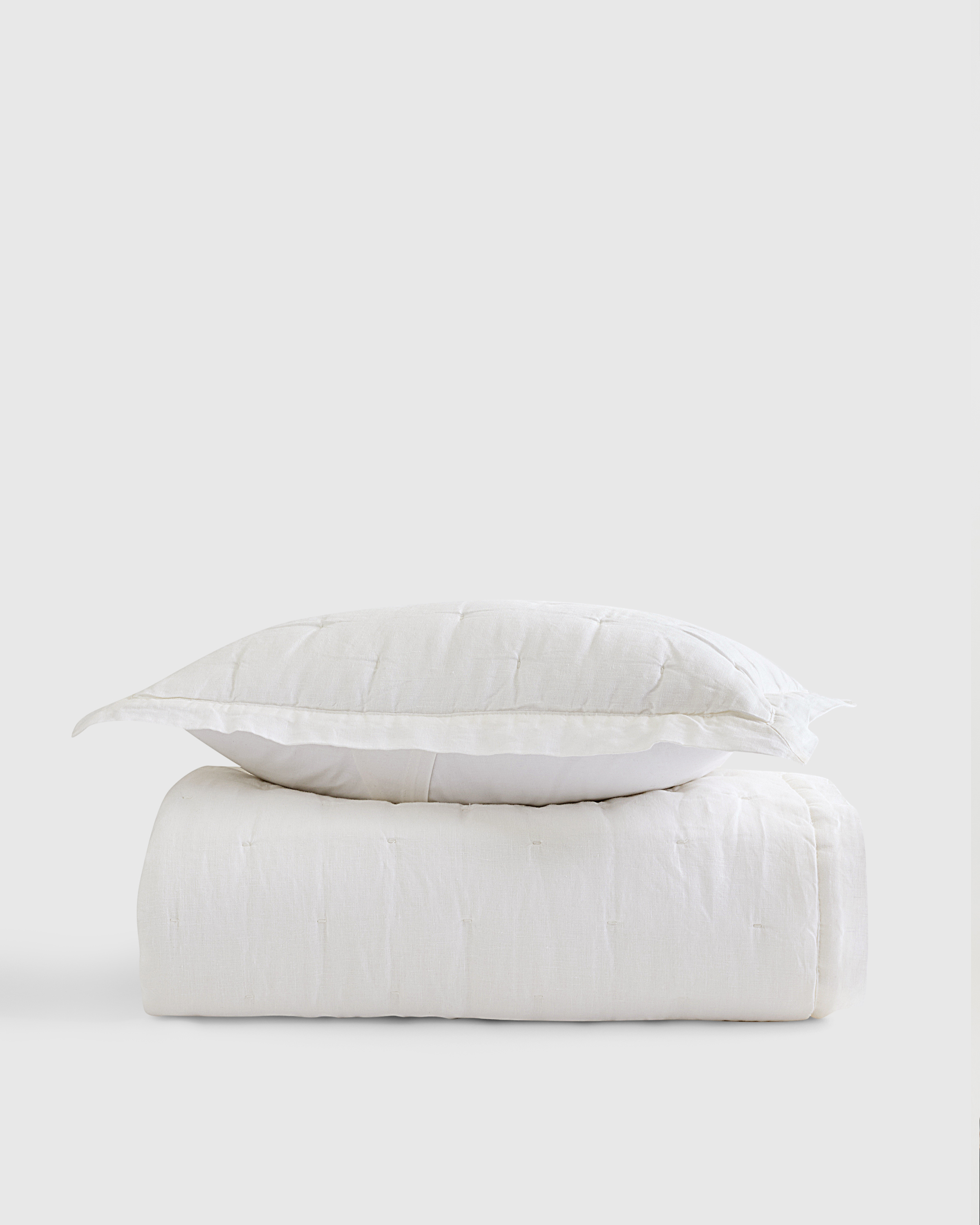 European Linen Toddler Dream Quilt & Sham Set