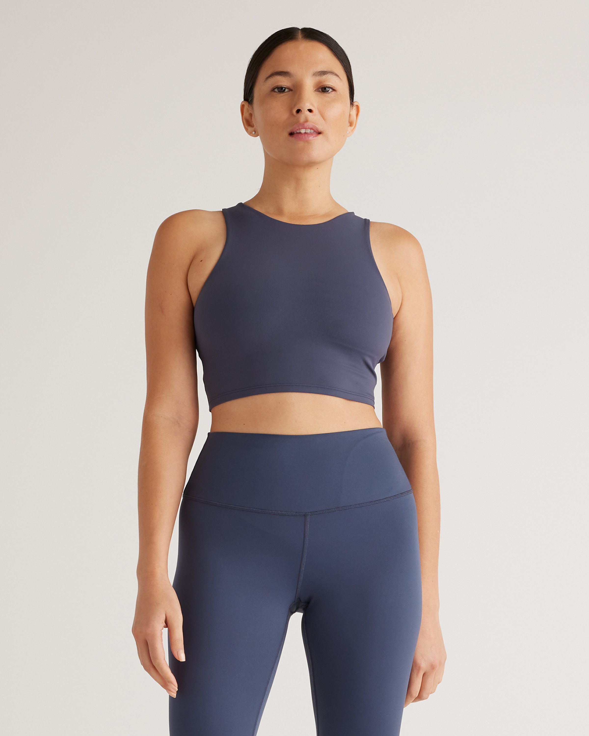 Ultra-Form High-Neck Cropped Tank