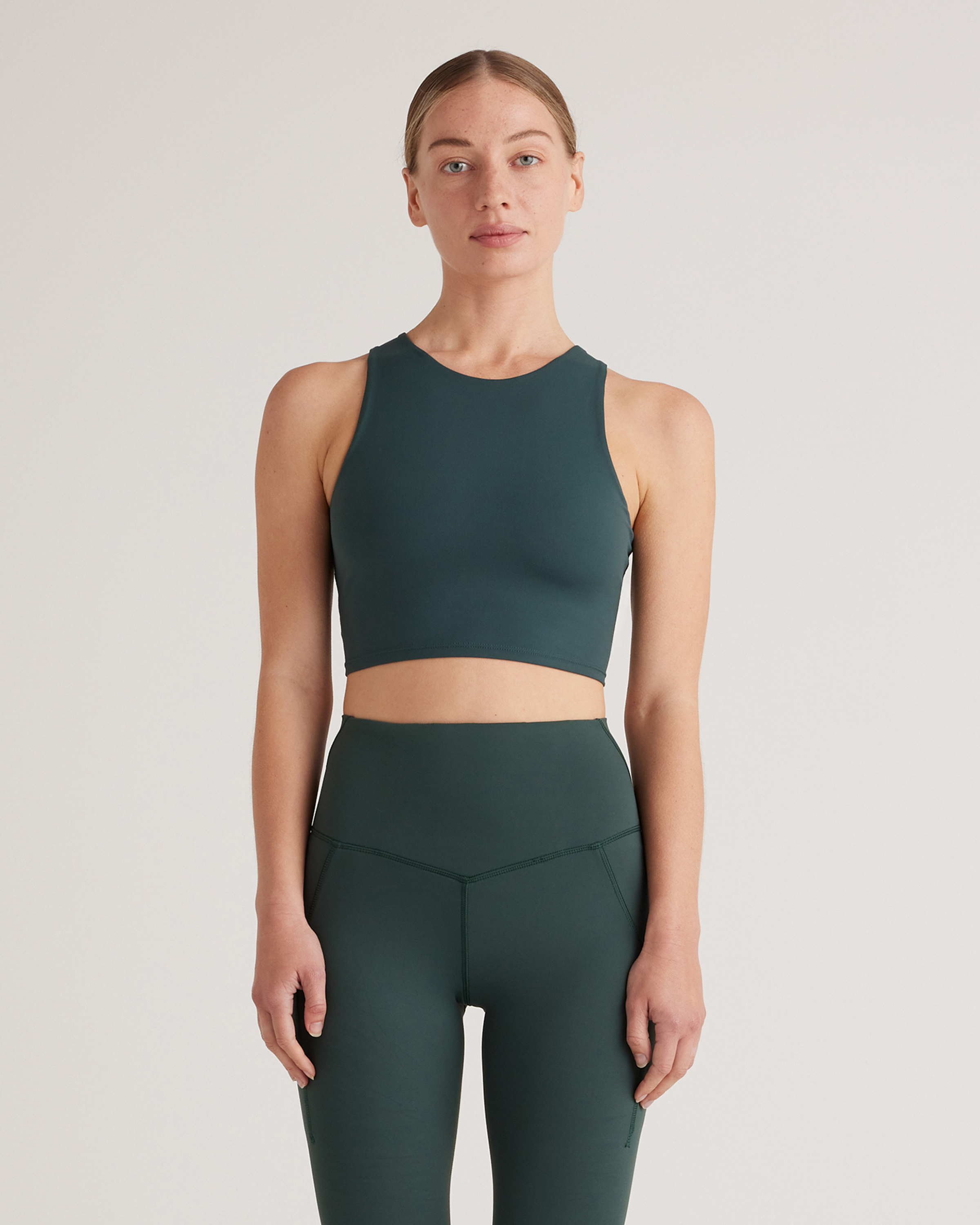 Ultra-Form High-Neck Cropped Tank