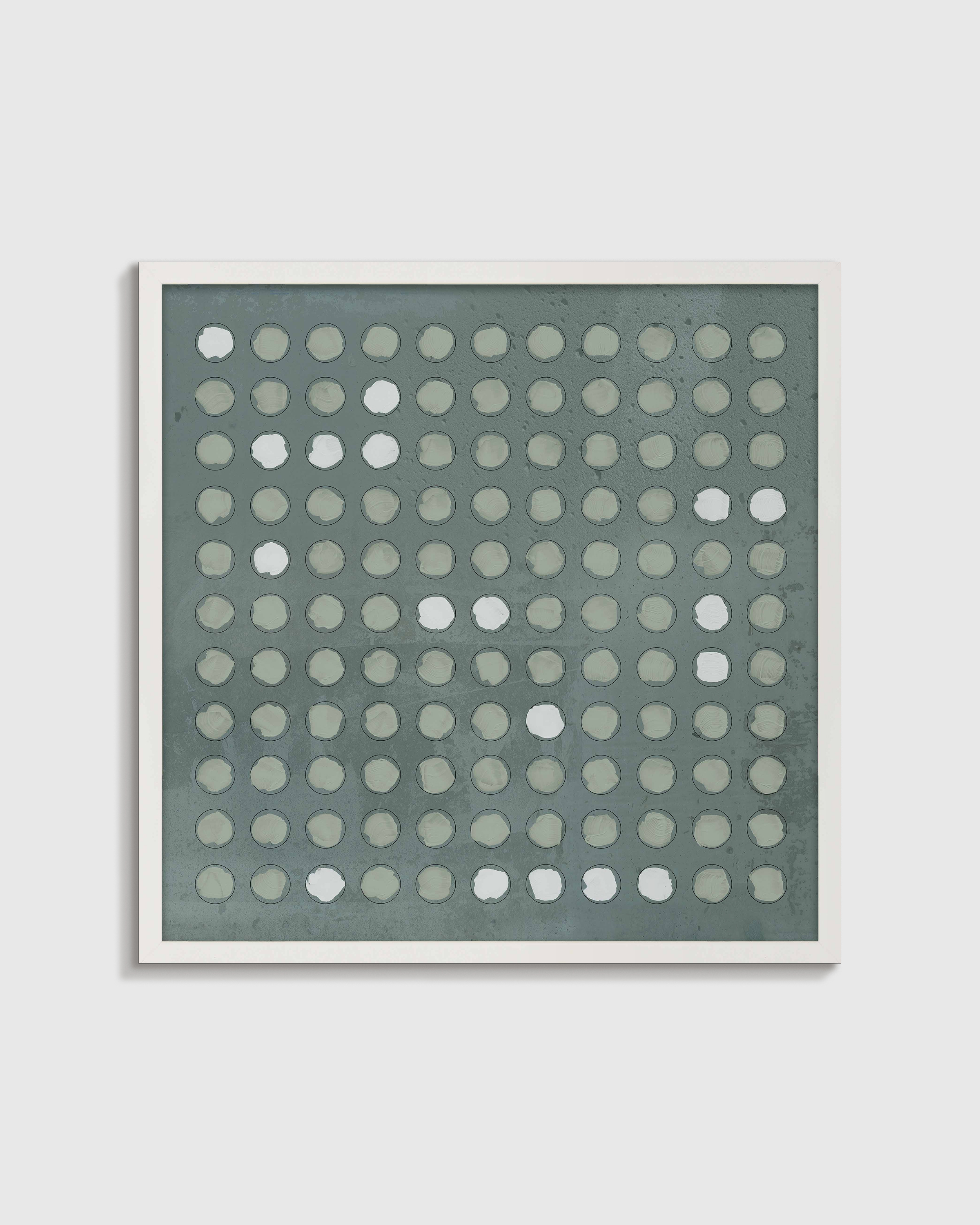 Circling the Square 2 by Jacques Pilon in White