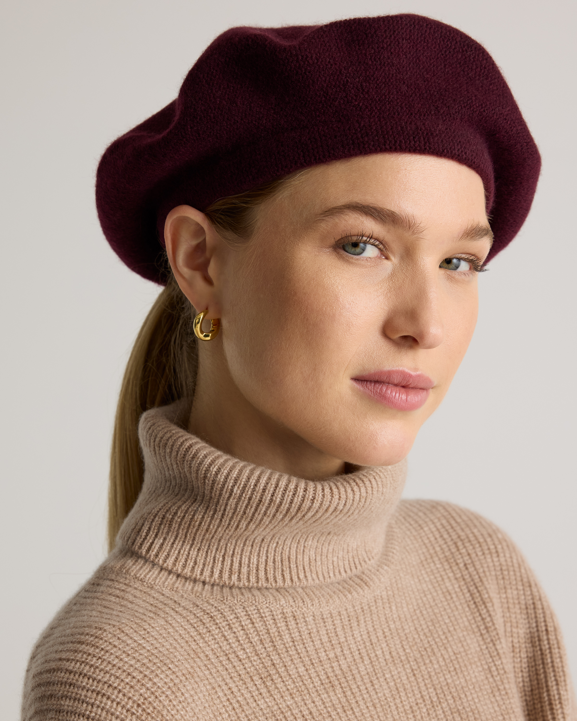 Mongolian Cashmere Beret