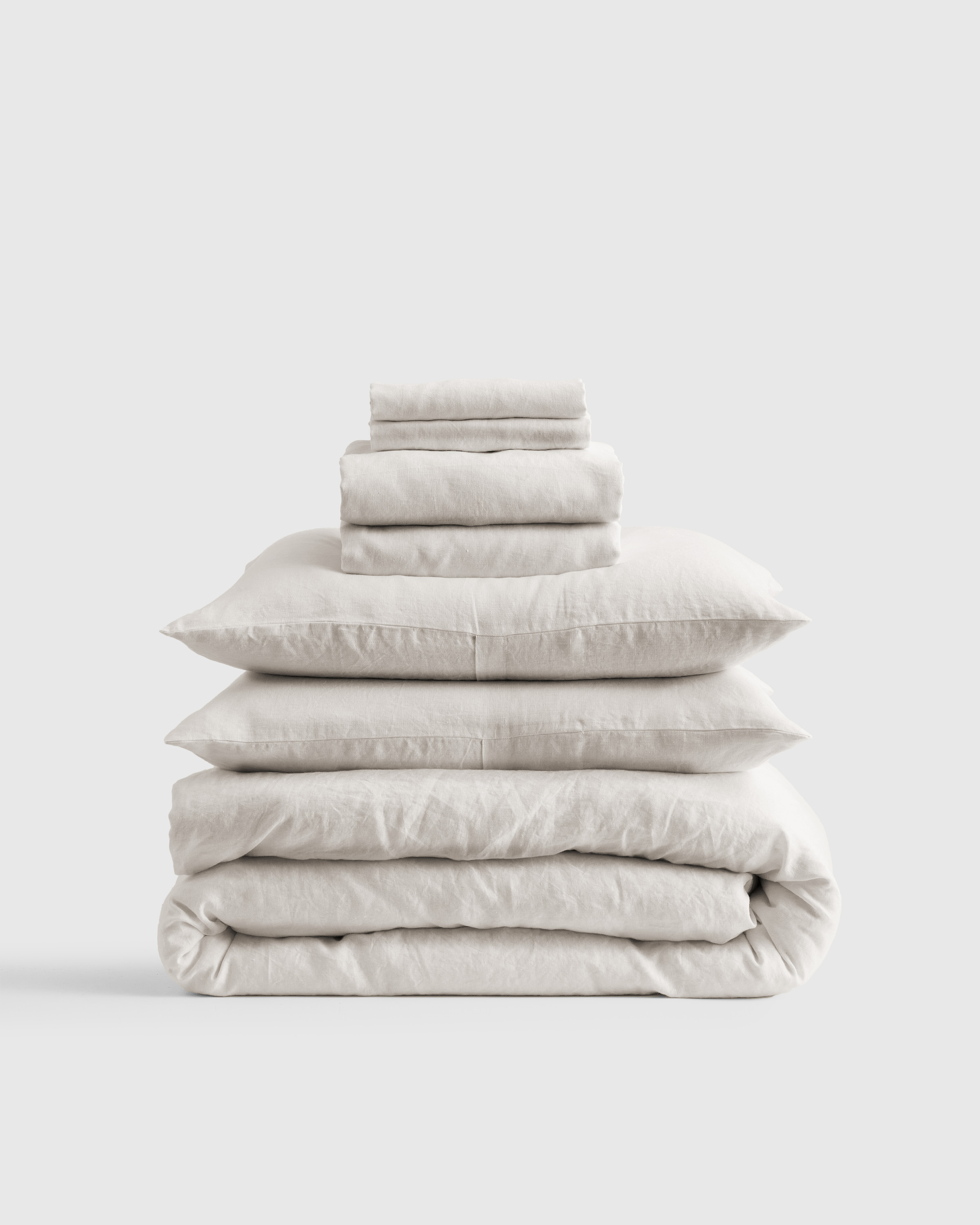Deluxe Linen Duvet Bundle | Quince in Sand