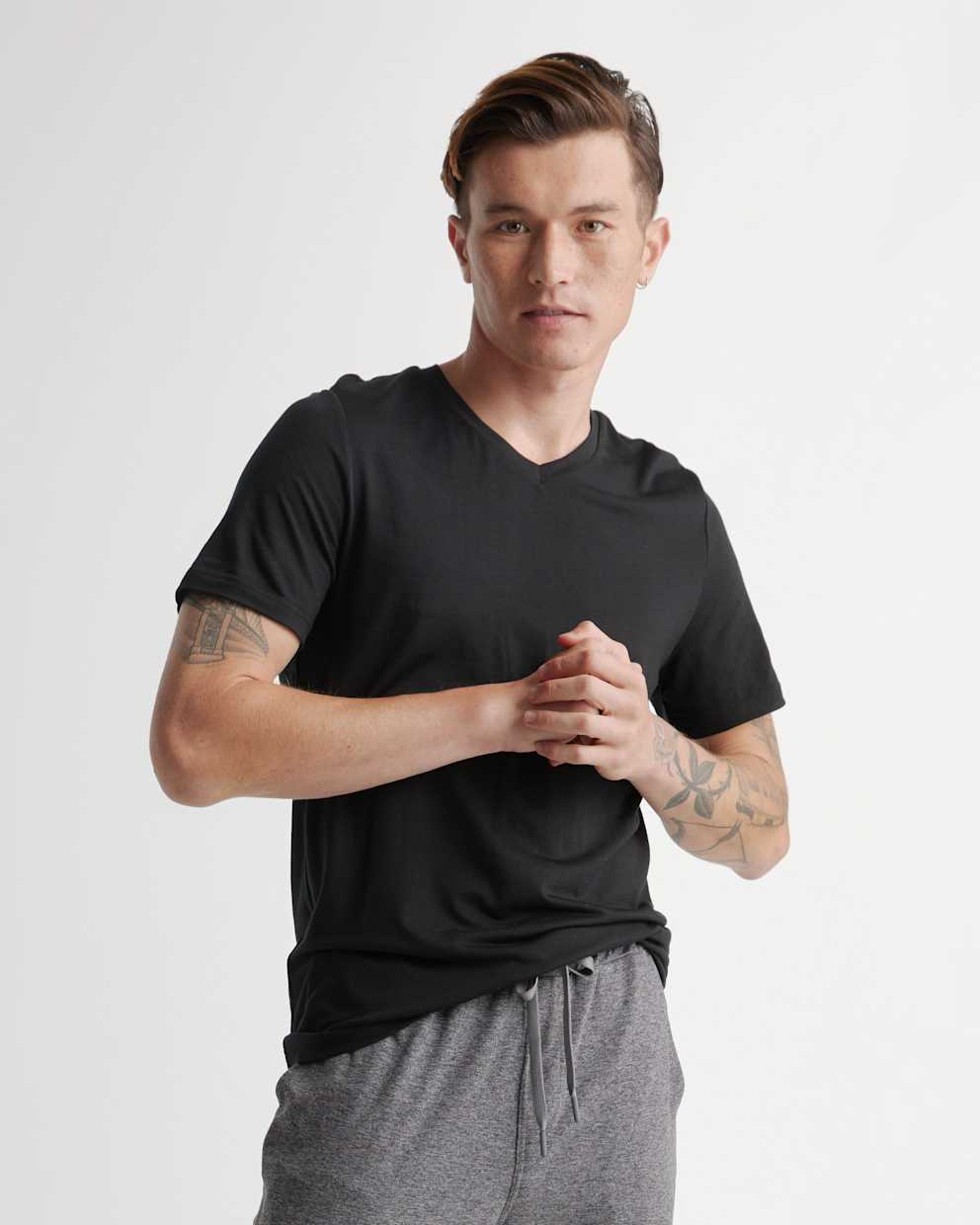 Merino V-Neck Base Layer Tee