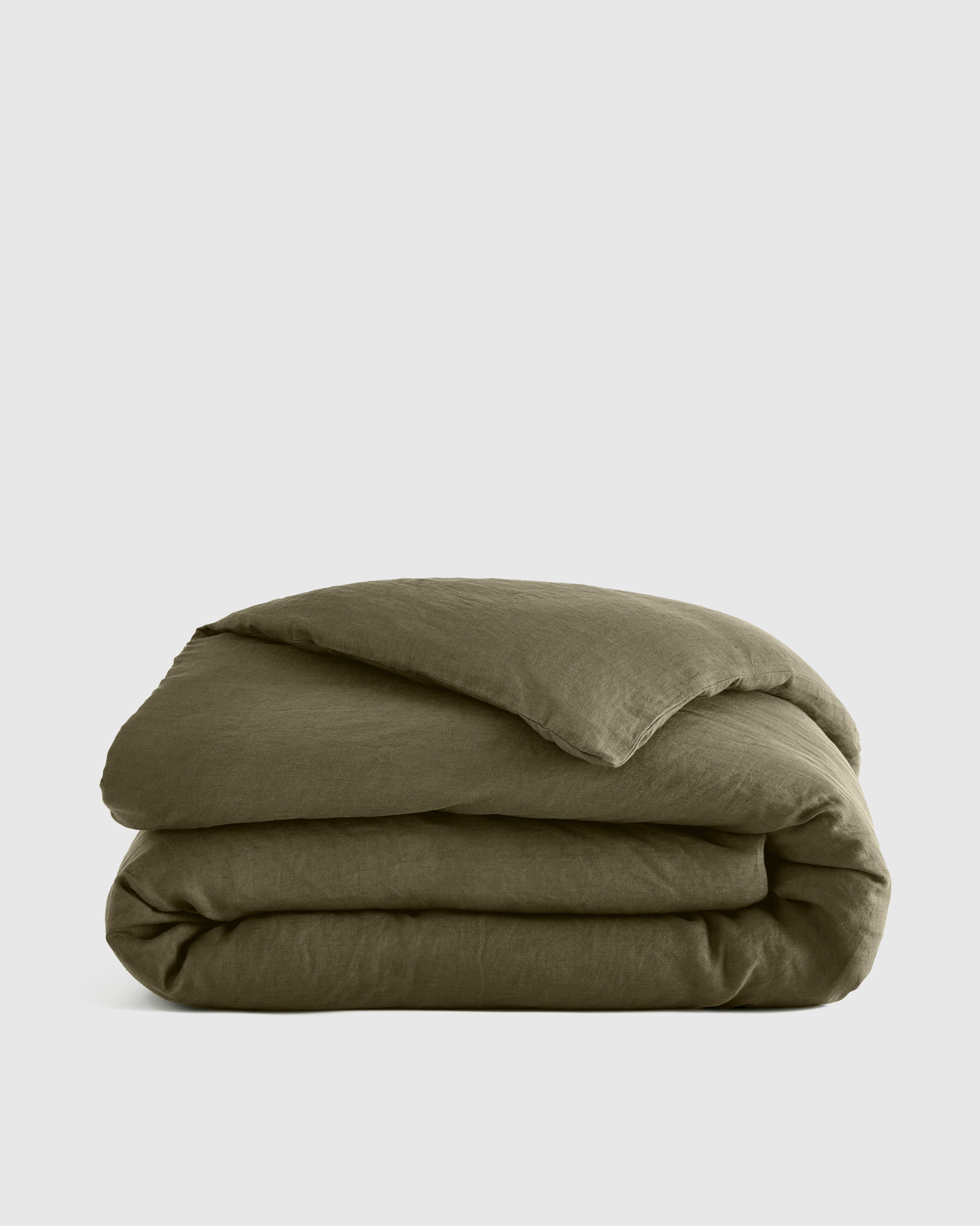 Linen Duvet Cover | Quince in Dusty Olive