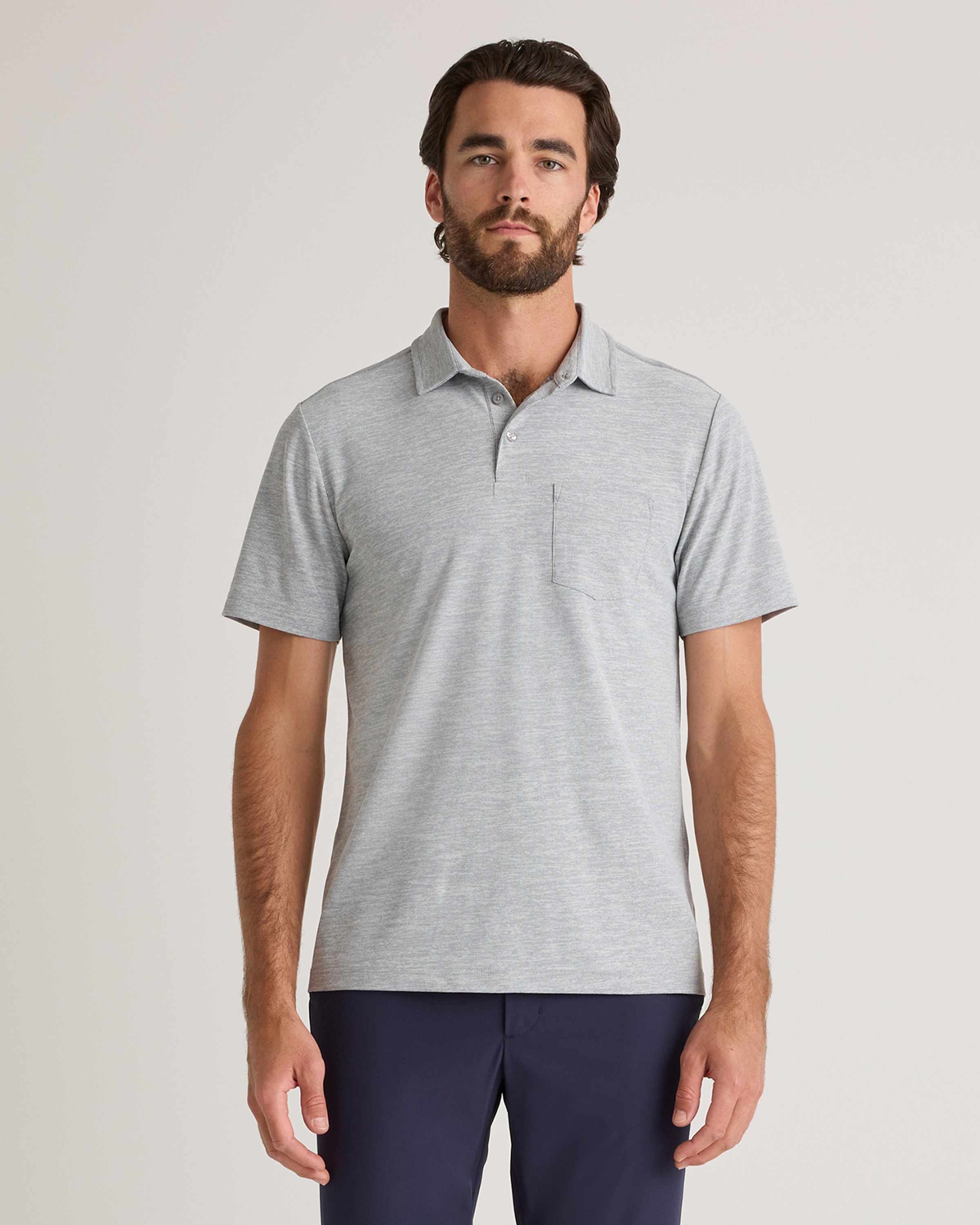 ProPique Performance Polo in Light Grey