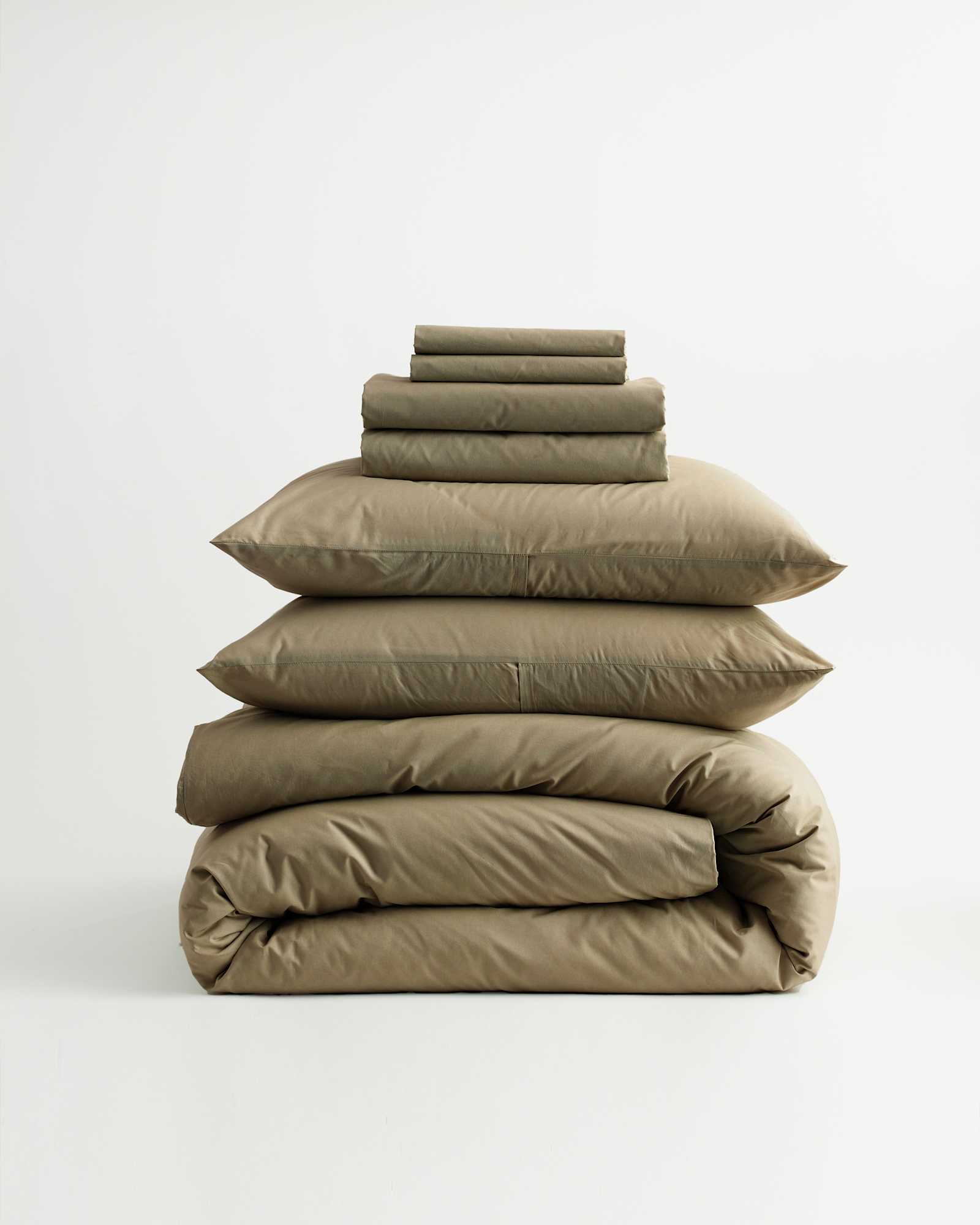 Classic Organic Percale Deluxe Bedding Bundle