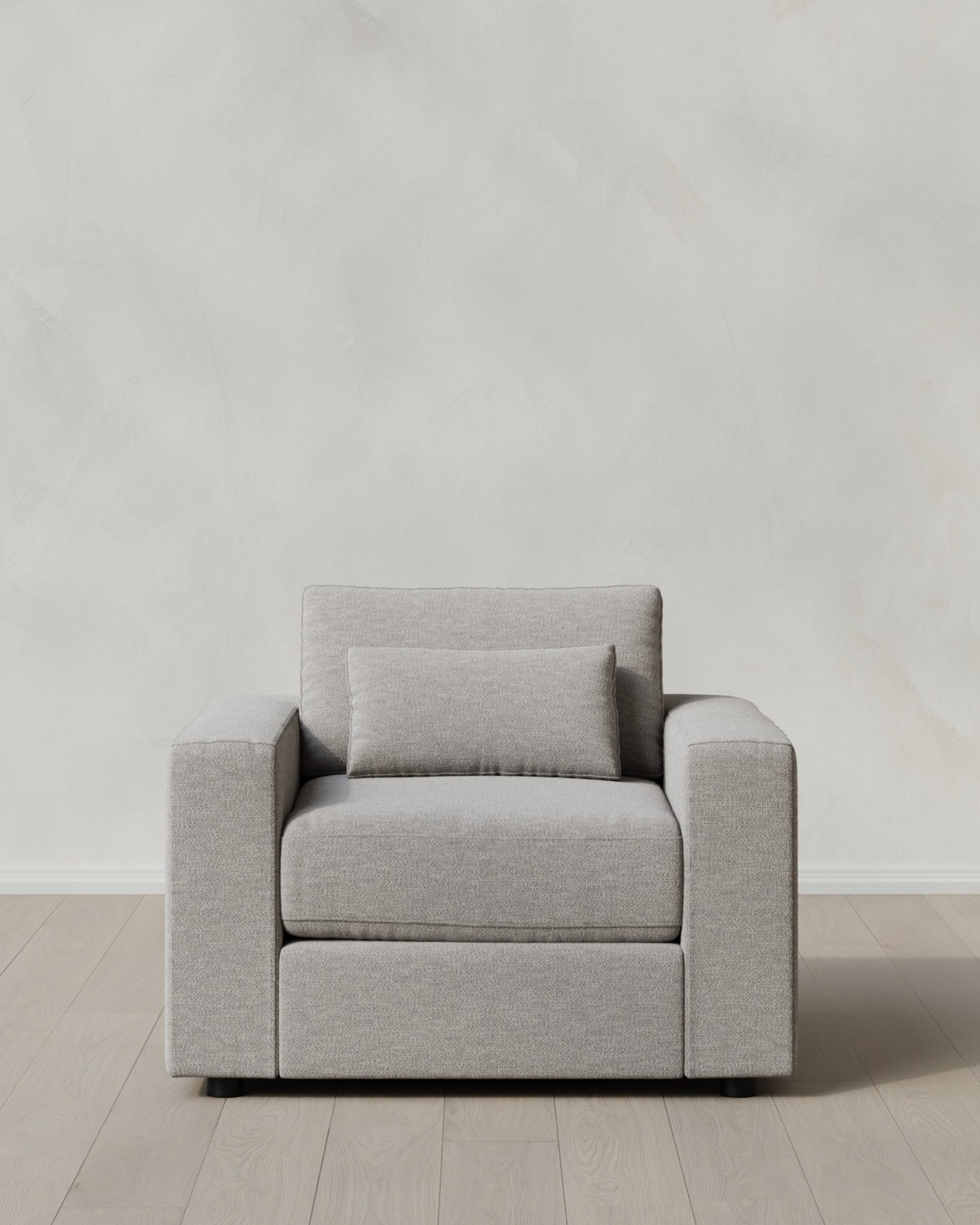 Ashford Deep Seat Chair and a Half in Performance Basketweave in Fog