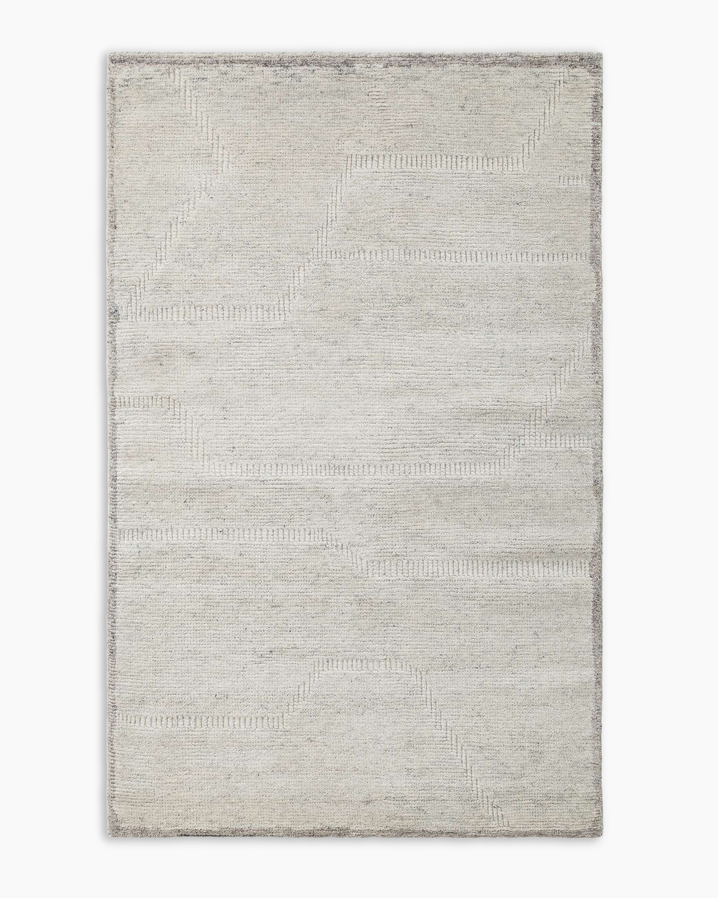 Wynona Hand-Knotted Wool Rug in Ivory